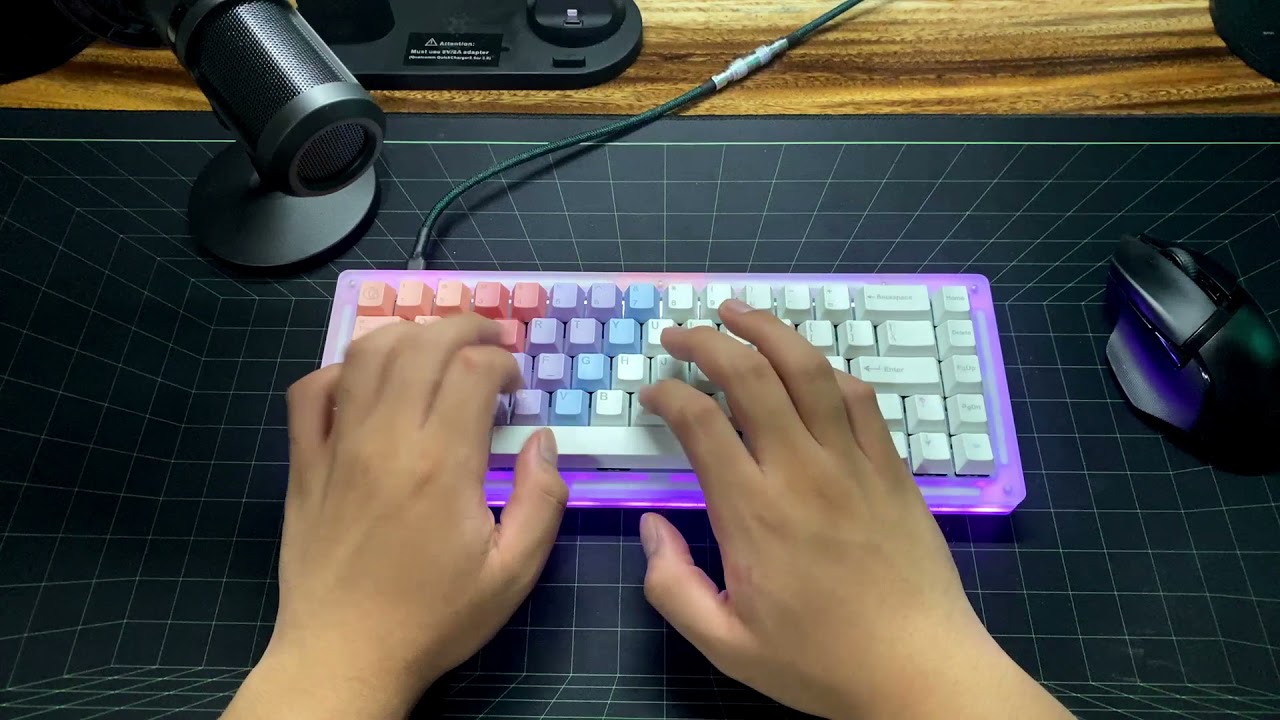 AKKO ACR67 + JWK LAGOON - YouTube