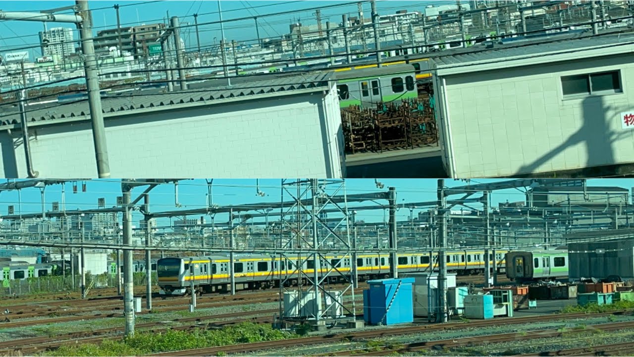 【余ったE231系4600番台廃車に】東京総合車両センターに留置されているE231系4600番台 - YouTube