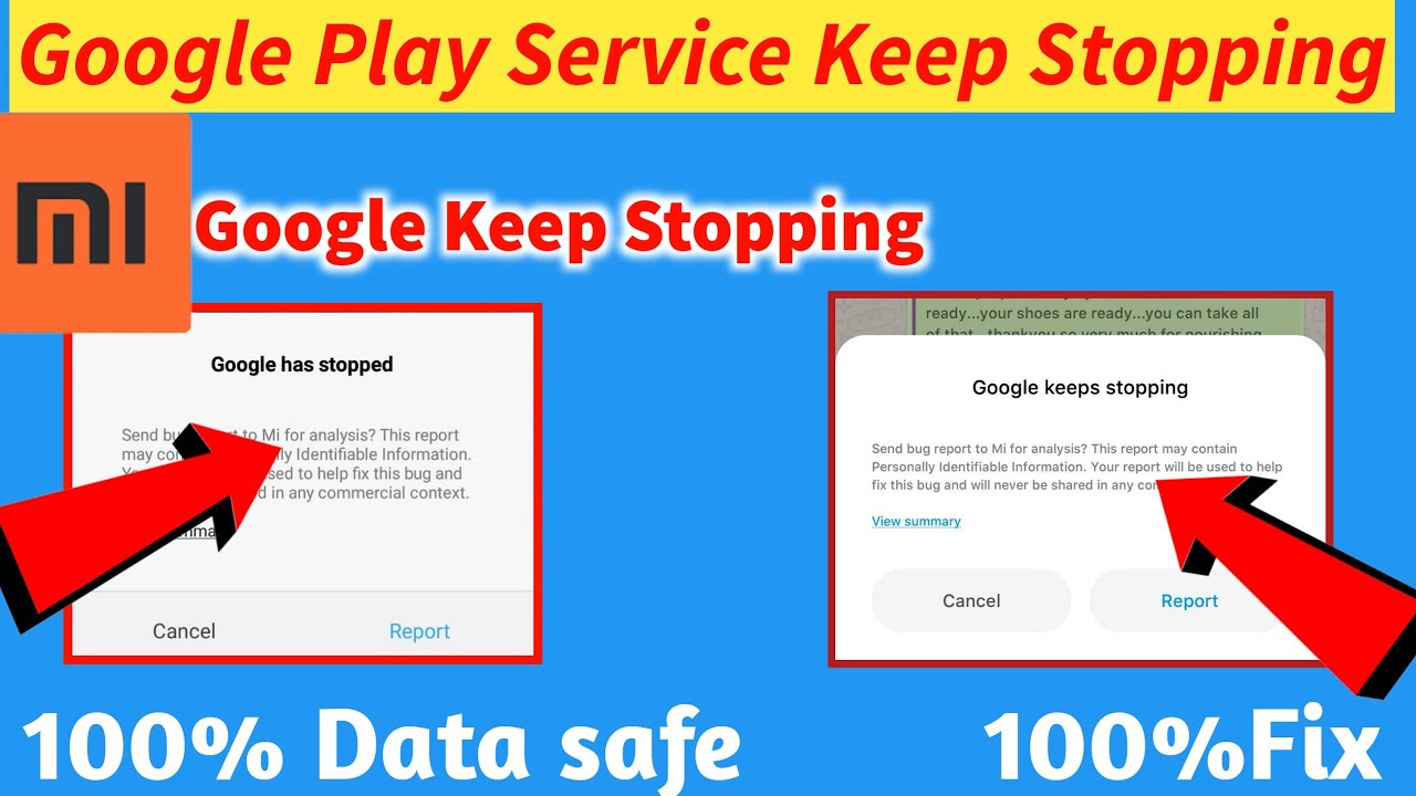 Google Keep Stopping Problem Fix | Google Play service Keep Stopping ...