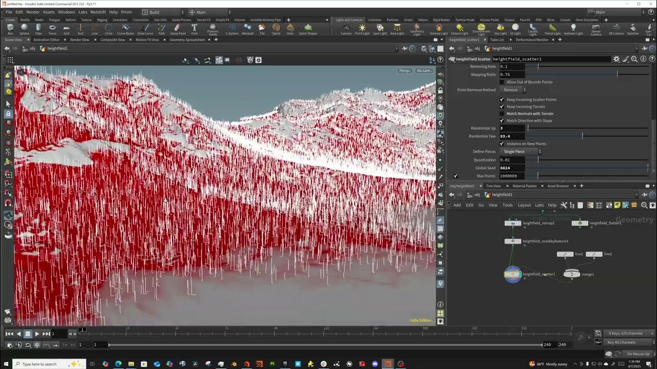 Houdini Quick Tip: Height Field Scatter and Scatter Align Basics - YouTube