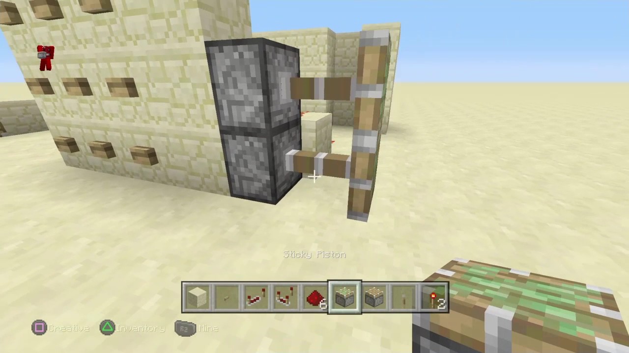 Making a password door|Minecraft - YouTube