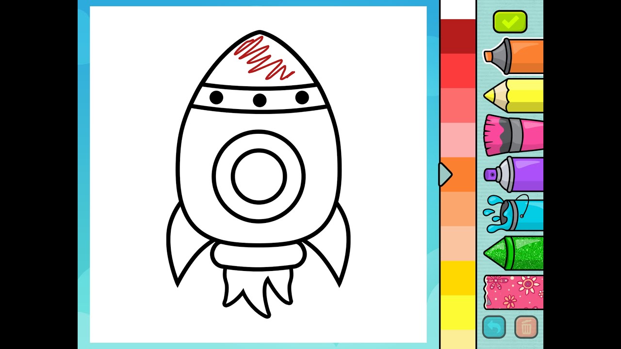 | Paint Kids Paint | Rocket Painting for kids — 1 - YouTube