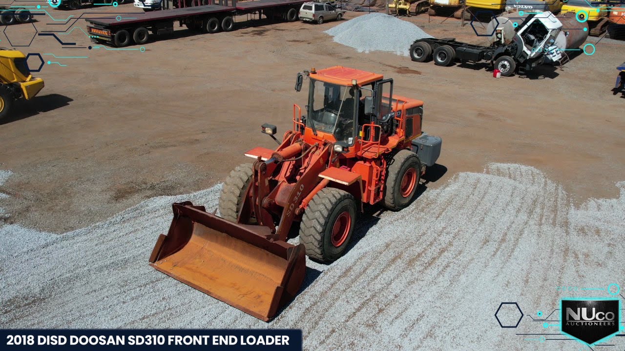 2018 DISD DOOSAN SD310 FRONT END LOADER | NUco Auctioneers - YouTube