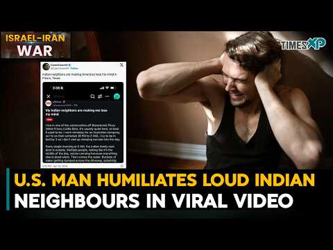 U.S. Man Humiliates Loud Indian Neighbours In Viral Video| Indians In The U.S.