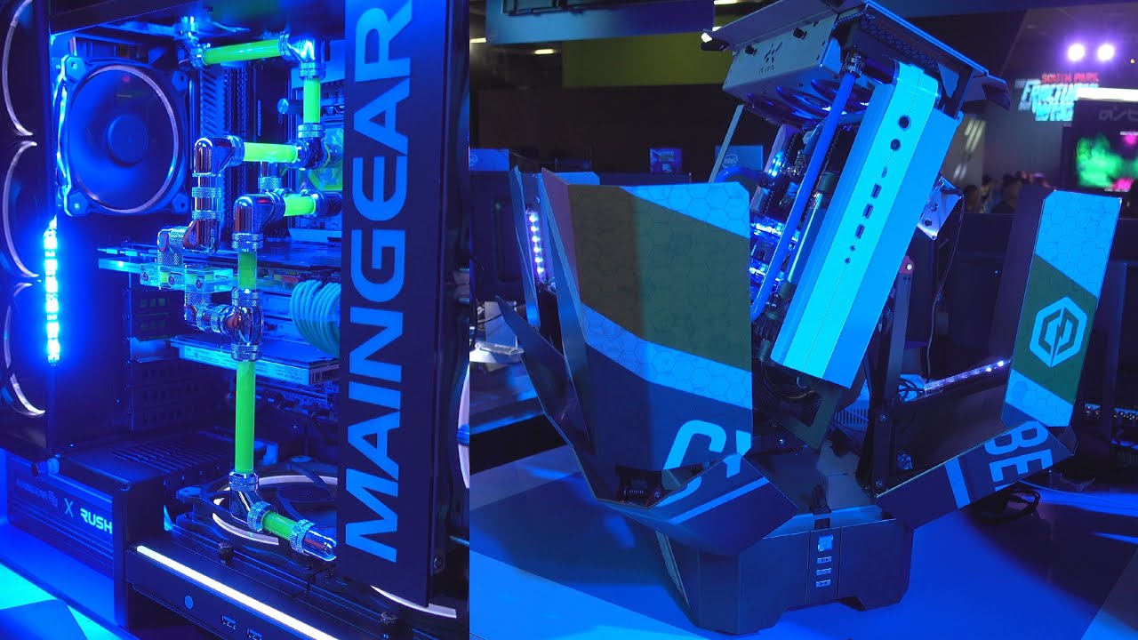 Sick Custom PC's | Extreme Rig Challenge at PAX 2016 - YouTube
