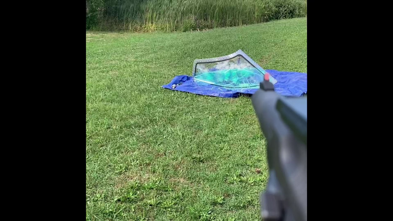 Shooting a Learjet airplane windshield - YouTube