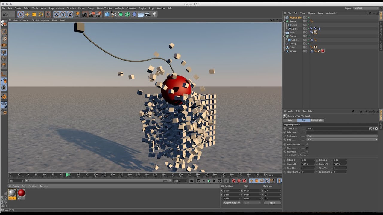 Wracking Ball in Cinema 4D Tutorial - YouTube