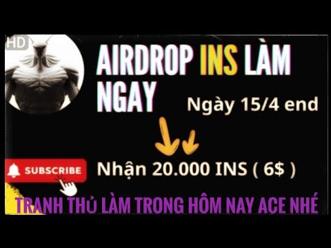 AIDROP INSECT Nhận 20.000 INS = 6$ Làm gấp nhé 15/4 là nhận - YouTube