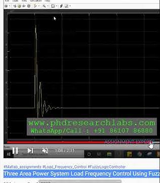 Three Area Power System Load Frequency Control Using Fuzzy Logic Control matlab simulations ...