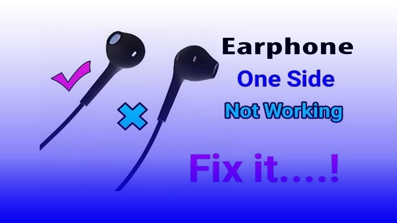 How to FIX Your old Earphone With Details. - YouTube