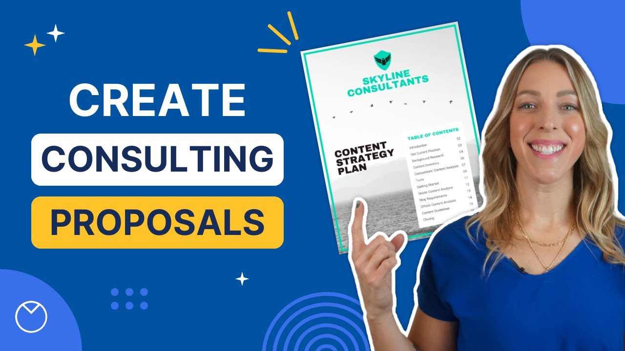 Create Consulting Proposals Using These Free Templates [STEP BY STEP ...