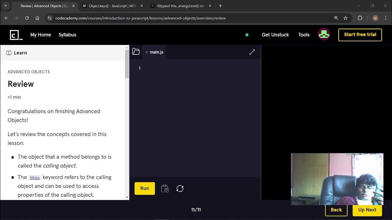 First Live Stream: Learning JavaScript - Day 1 of 365 - YouTube