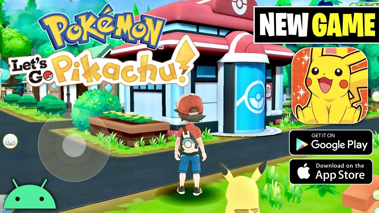 Pokemon Let's Go Pikachu Mobile: Android/iOS Gameplay | New Pokemon ...