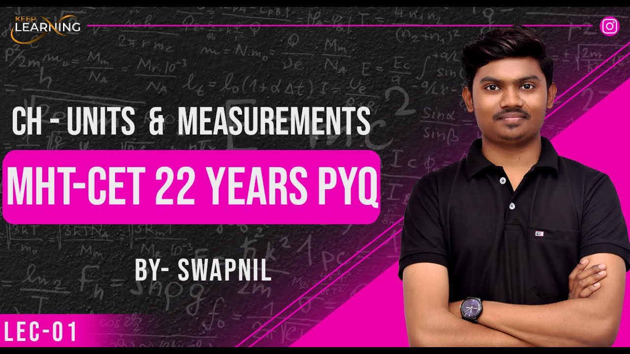 CH : Units and measurements ,Lec-01-(20 years PYQ ) - YouTube
