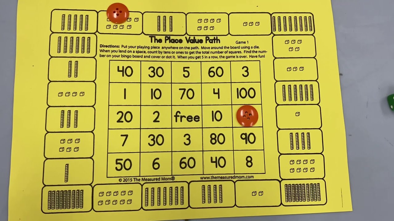 The Place Value Path Game - YouTube