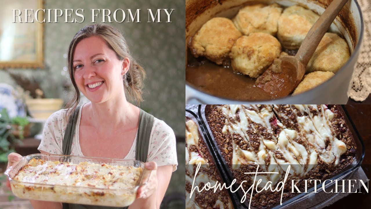 A Week of MEALS from My HOMESTEAD Kitchen | FREEZER FRIENDLY! - YouTube