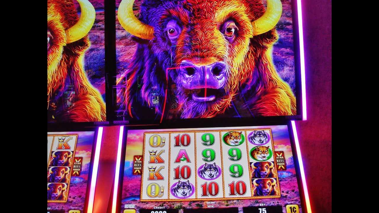 BUFFALO STRIKE Slots game fun Las Vegas Casino - YouTube