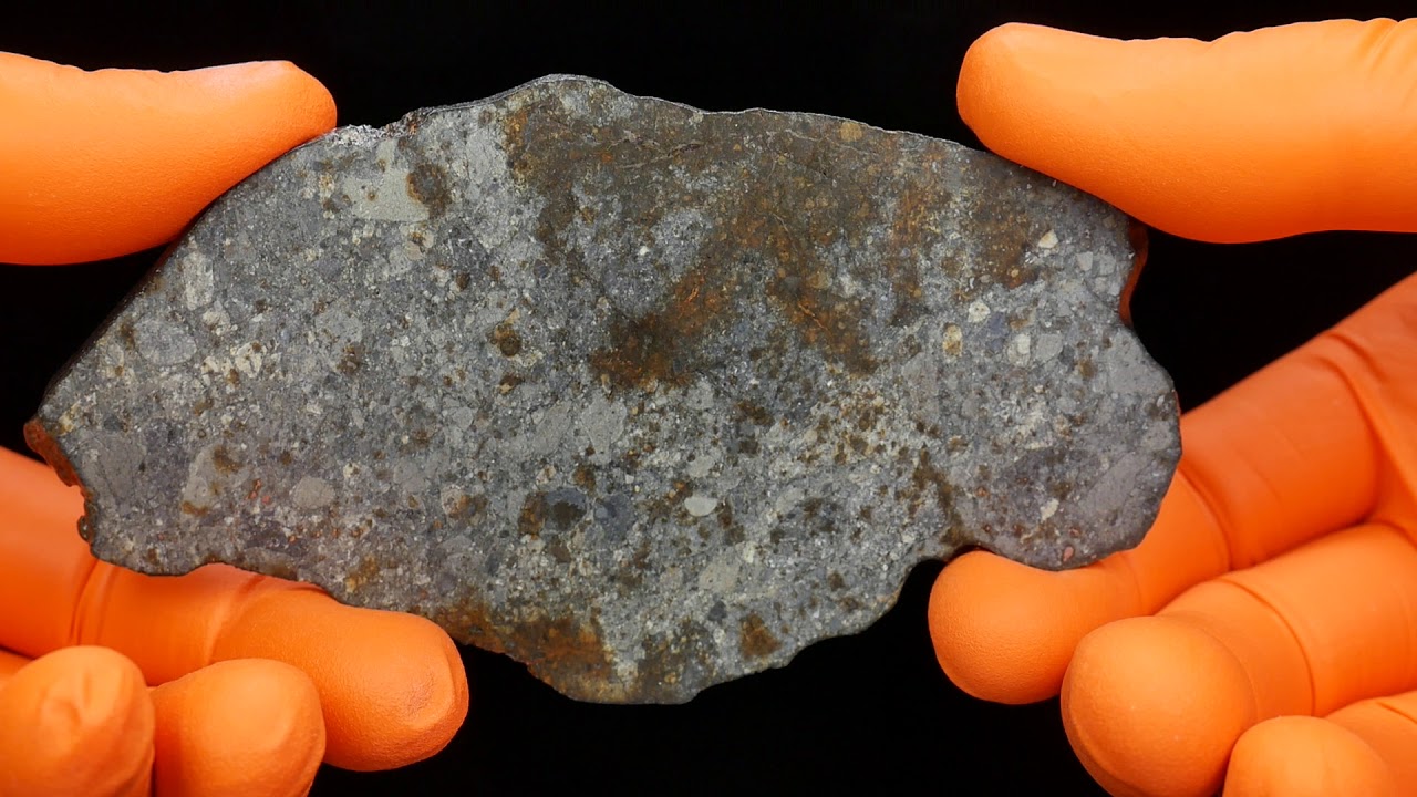 Meteorite 7168 Chondrite LL4 from Morocco 41.43 gram - YouTube