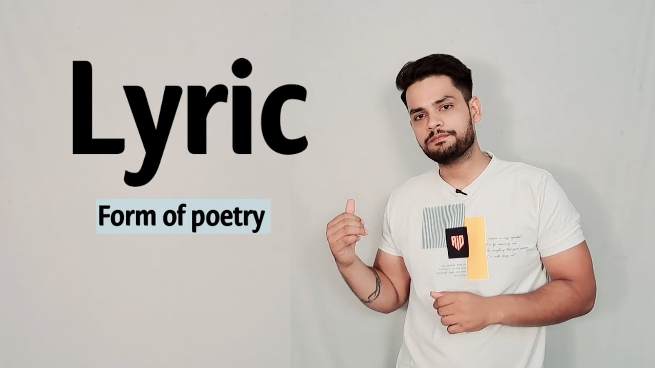 Lyric : Form of poetry - YouTube