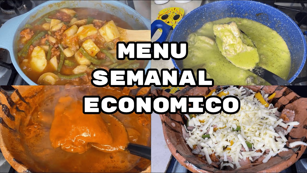 MENU SEMANAL ECONOMICO/FABI CEA - YouTube
