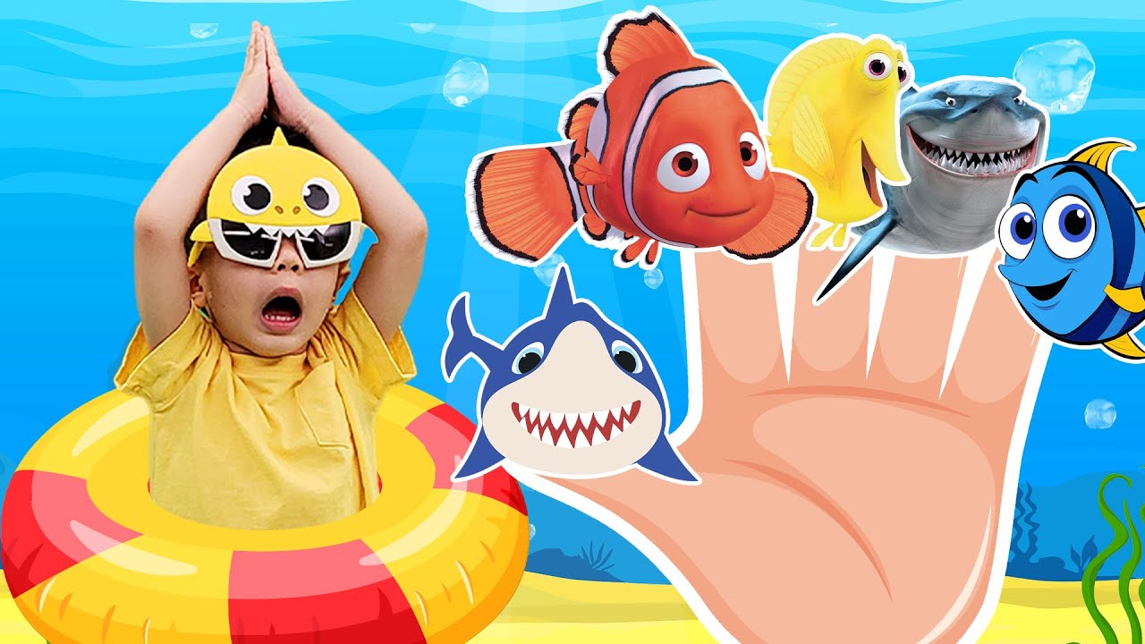 Finding Nemo Finger Family & Baby Shark Doo Doo Doo Doo Doo | Nursery ...