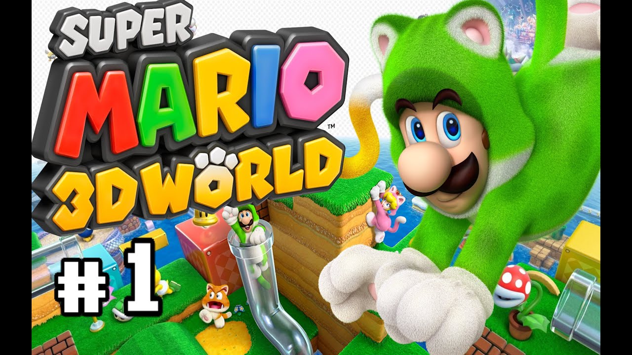 Super Mario 3D World: Episode 1 Luigi's Adventure Begins - YouTube