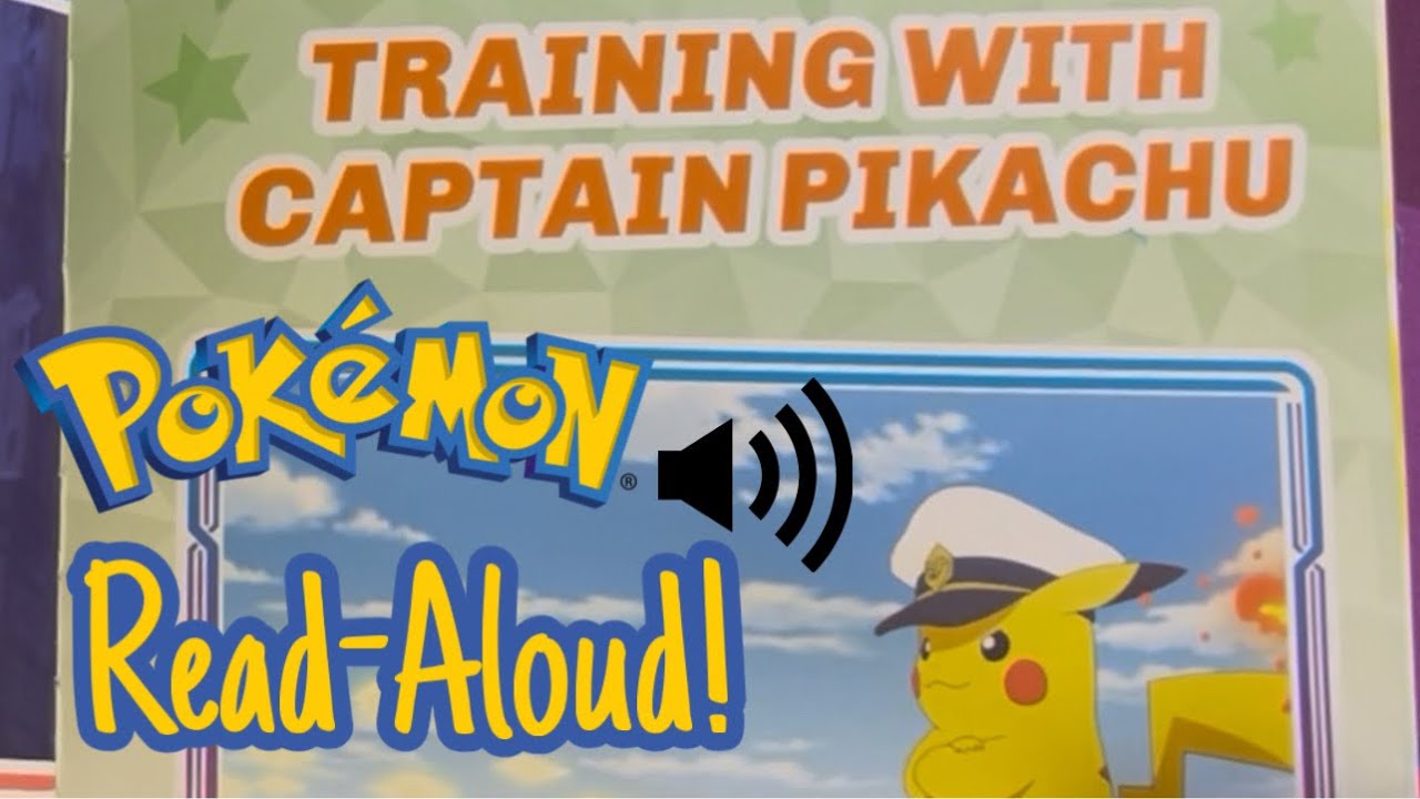 ⭐️ Training With Captain Pikachu!!! ⭐️ Storybook Read-Aloud - YouTube