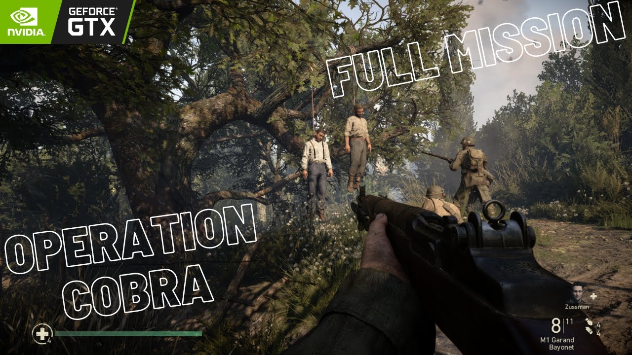 Call of Duty WW2 (2017) - Operation Cobra - Realistic Gameplay - Full ...