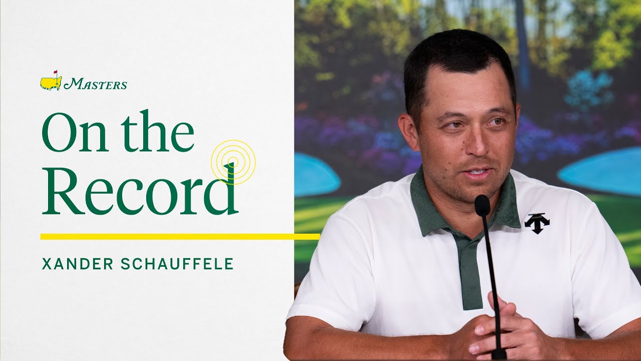 Xander Schauffele Returns to the Masters - YouTube