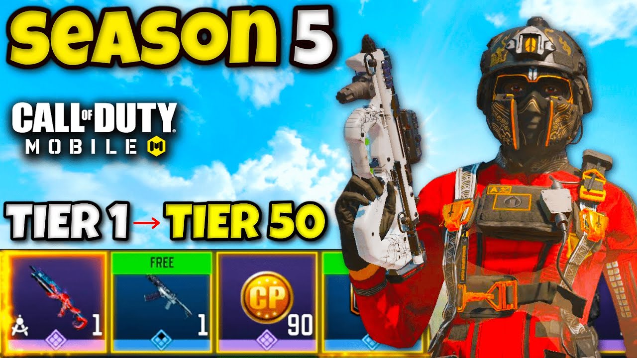 *NEW* SEASON 5 BATTLE PASS MAXED OUT in COD MOBILE 🤯 - YouTube