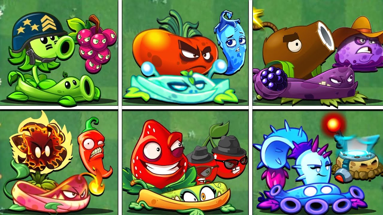 PvZ2 Random 6 Team Plants & Vine & Bomb Battlez - Who Will Win ? - YouTube