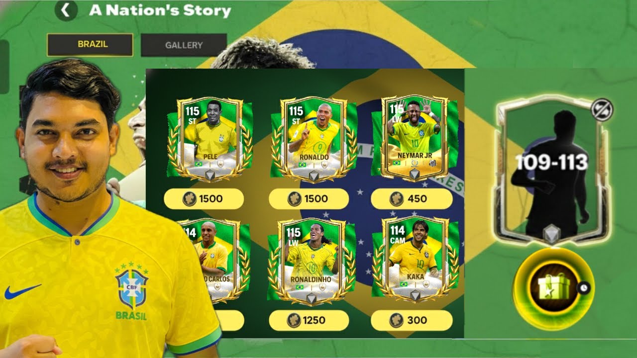 A Nation's Story - Brazil 🇧🇷⏳ - FC MOBILE - YouTube
