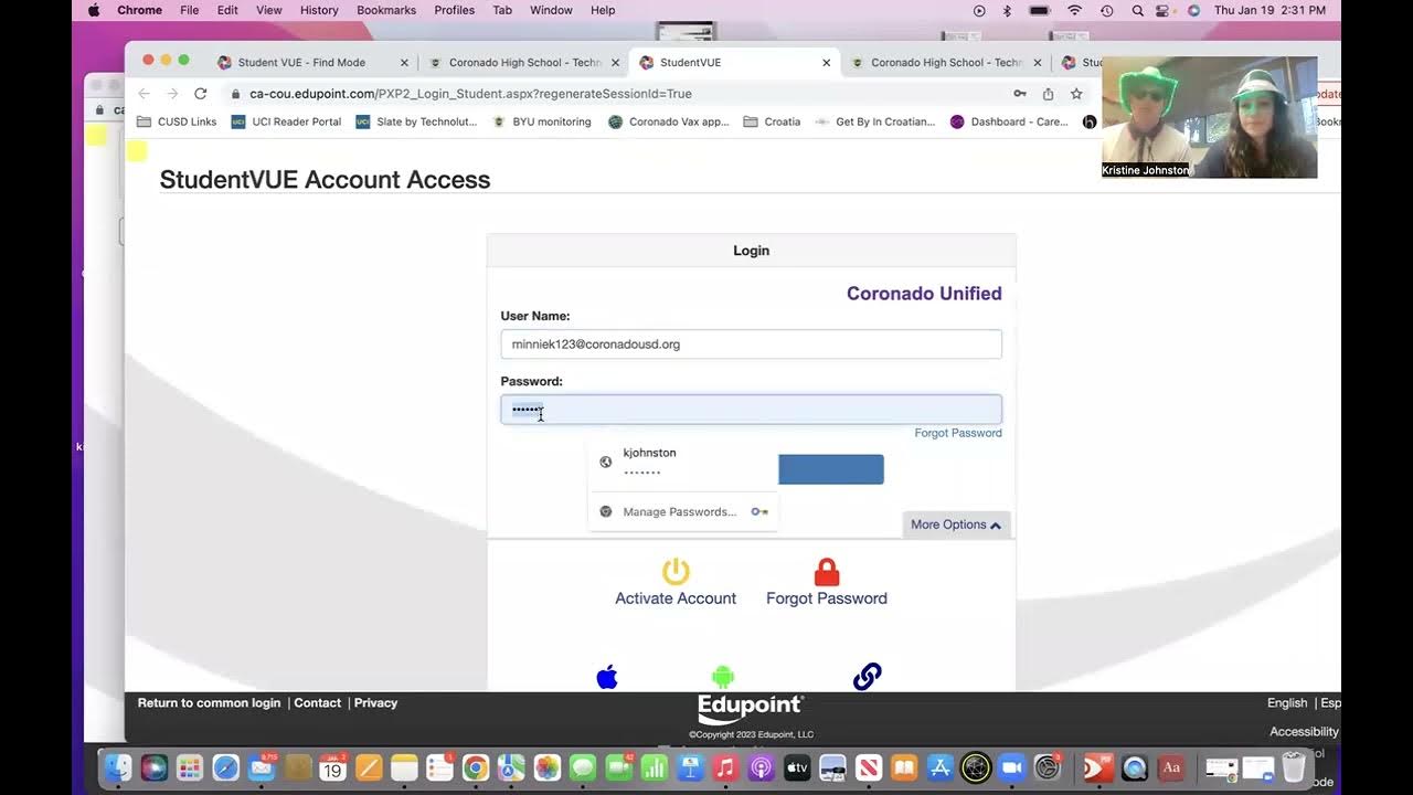 Logging Into StudentVue - YouTube