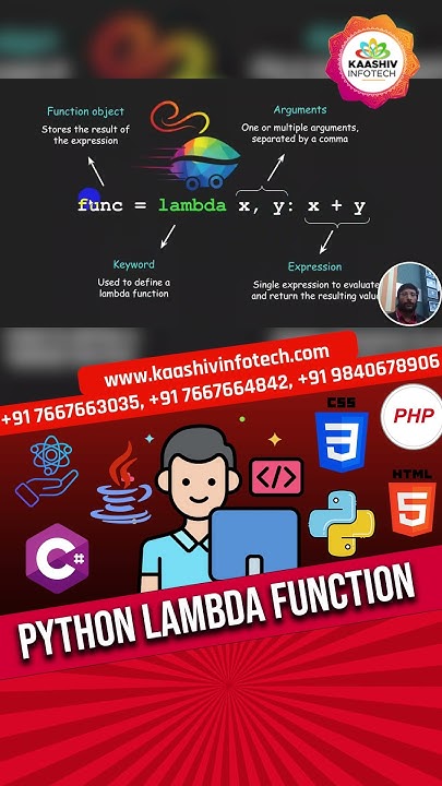 Python Lambda Functions Pythontutorial Pythonshorts Youtube