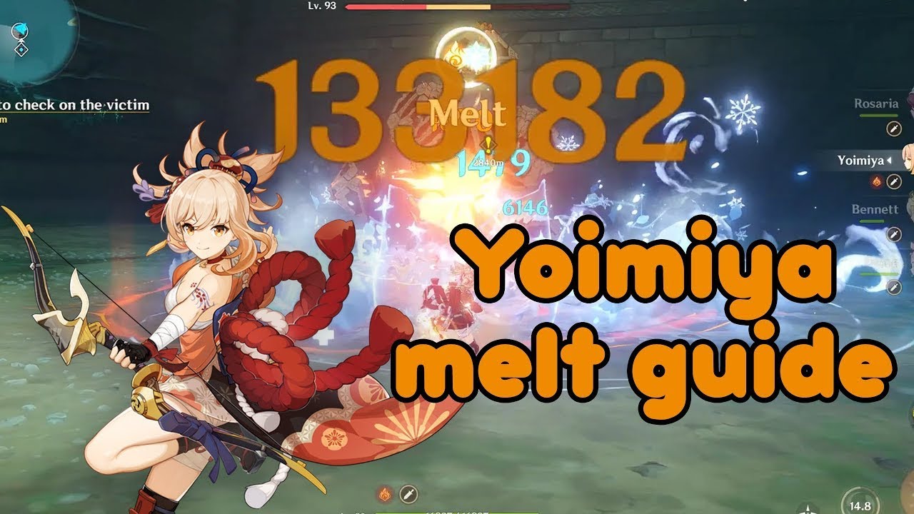 HOW TO Melt With Yoimiya for TONS OF DAMAGE! | Genshin Impact Guide ...