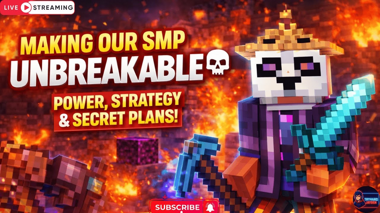 “Making Our SMP UNBREAKABLE 💀 | Power, Strategy & Secret Plans 🔥 (LIVE ...