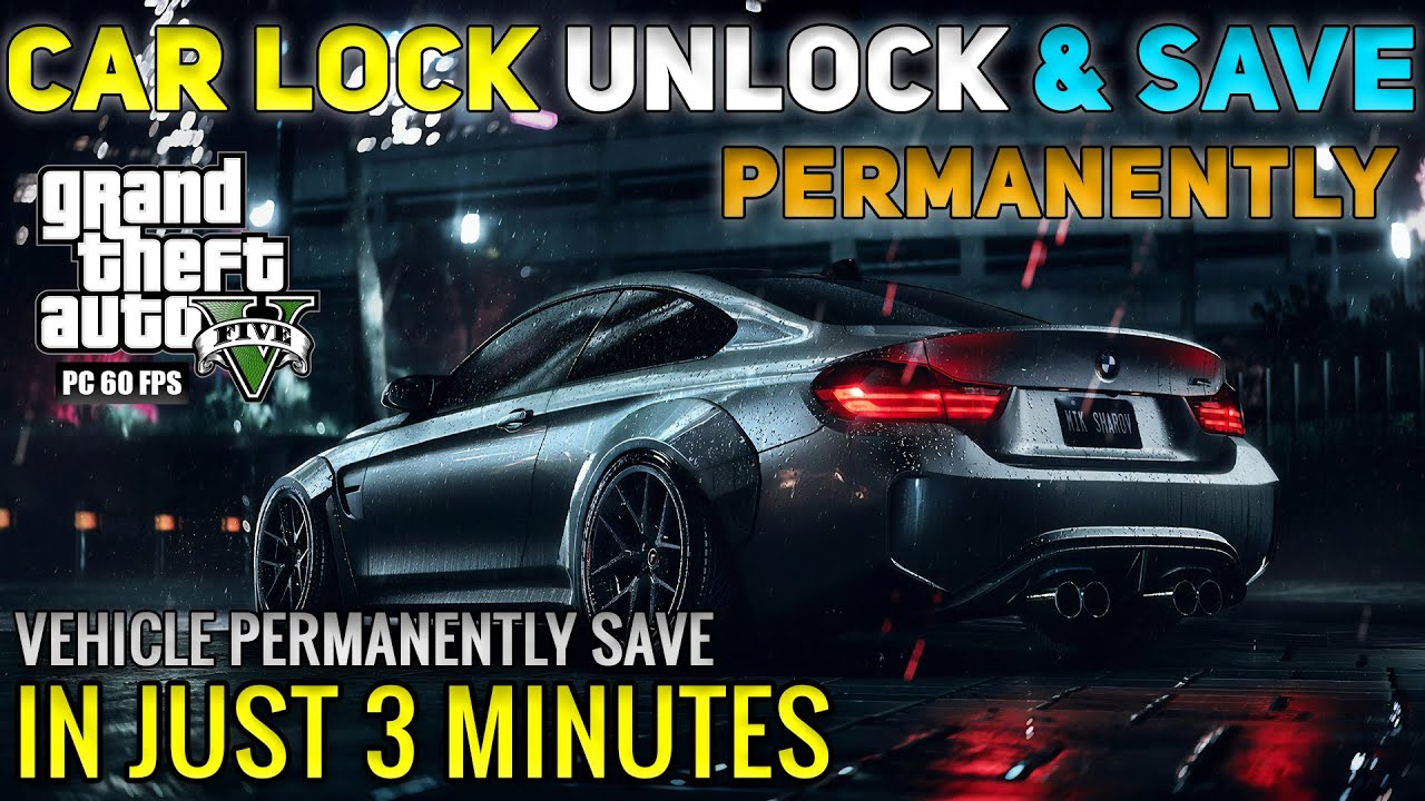 How to Car Lock/Unlock Gta 5 | Enable Car Lock System with Persistence ...