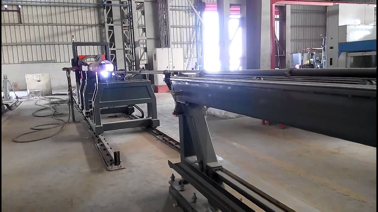 12 M PIPE CLADDING STATION - YouTube