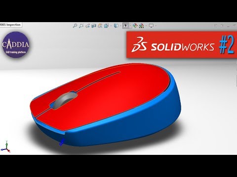 solidworks mouse design tutorial | class a surface finish part 2