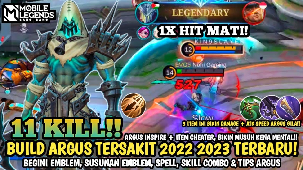 TERBARU! BUILD ARGUS TERSAKIT 2022 2023 - ITEM ARGUS PALING SAKIT 2023 ...