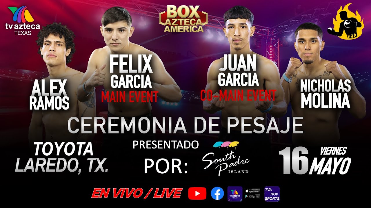 Ceremonia de Pesaje P4P Entertainment EN VIVO - YouTube