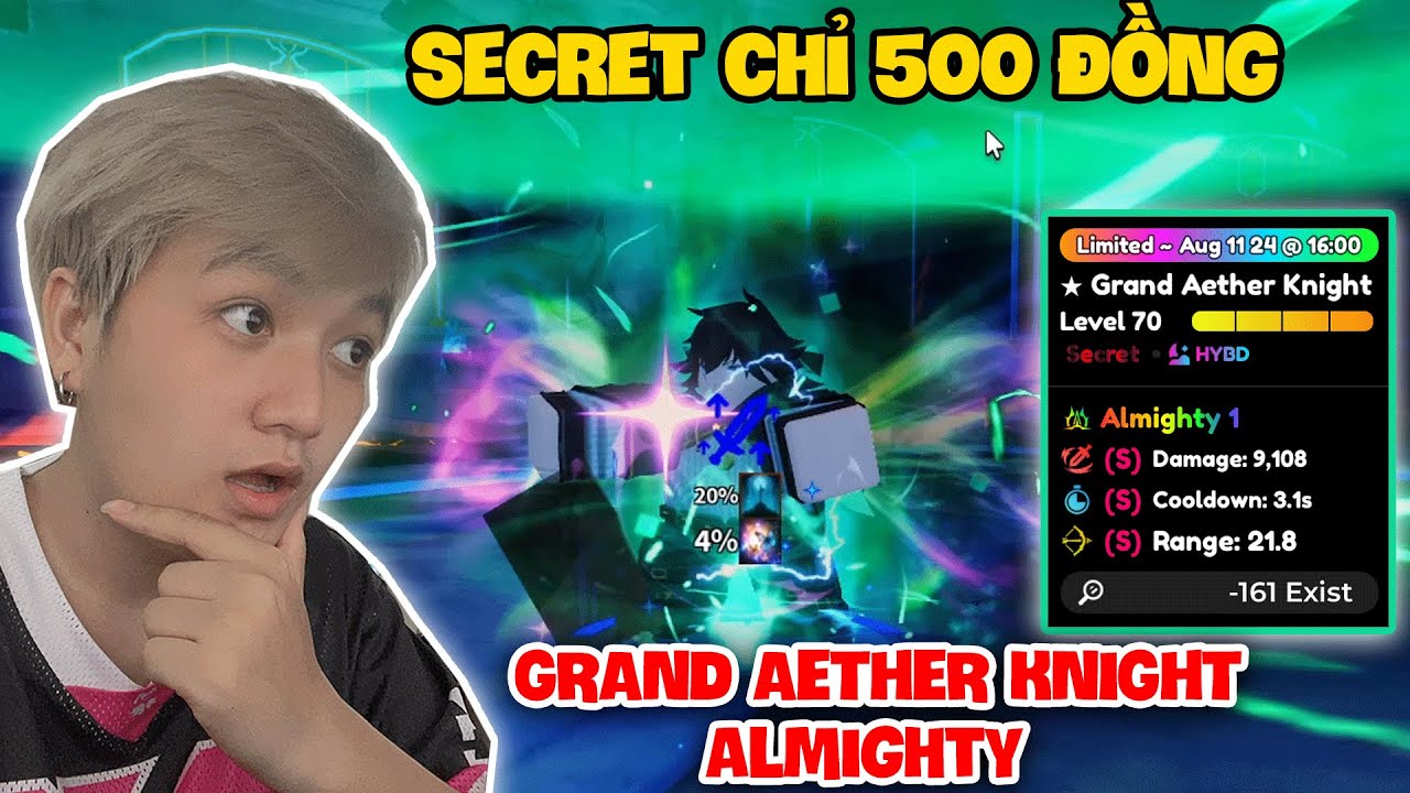THỊNH TŨN CUỐI CÙNG CŨNG SỞ HỮU SECRET GRAND AETHER KNIGHT NÂNG CẤP ...