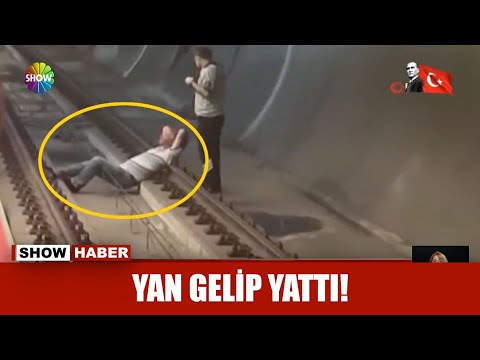 Yan gelip yattı!