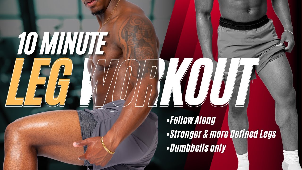 10 MIN INTENSE LEG WORKOUT| DUMBBELLS ONLY| FOLLOW ALONG - YouTube