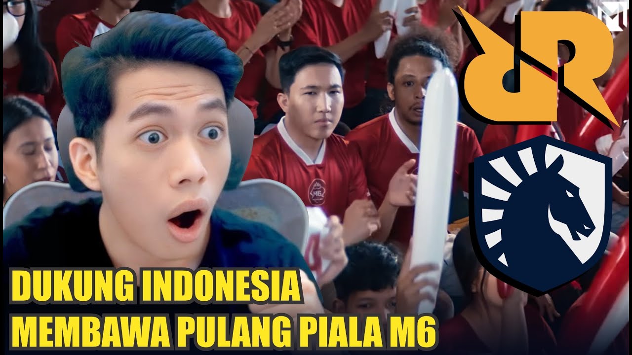 M6 OFFICIAL VIDEO REACTION | MENYALA INDONESIA SEMOGA MEMBAWA PULANG PIALA M6 - YouTube