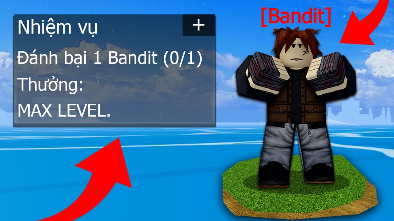 Blox Fruits Nhưng Tôi CHỈ CÀY BANDIT Đến Max Level - YouTube