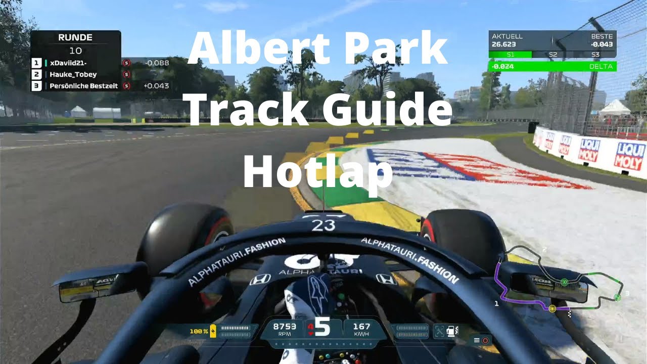 F1 2021 Track Guide und Hotlap Australien - YouTube