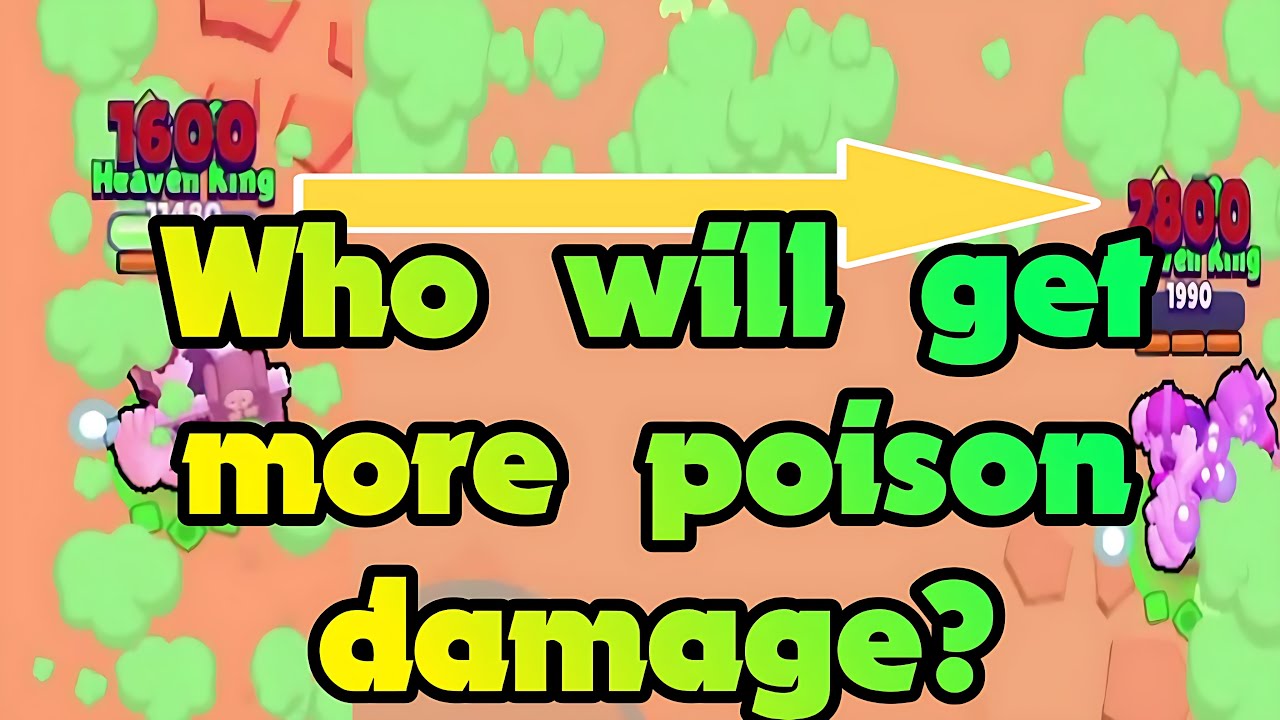 More damage for POISON CLOUD while WALKING or STANDING STILL? | Brawl ...