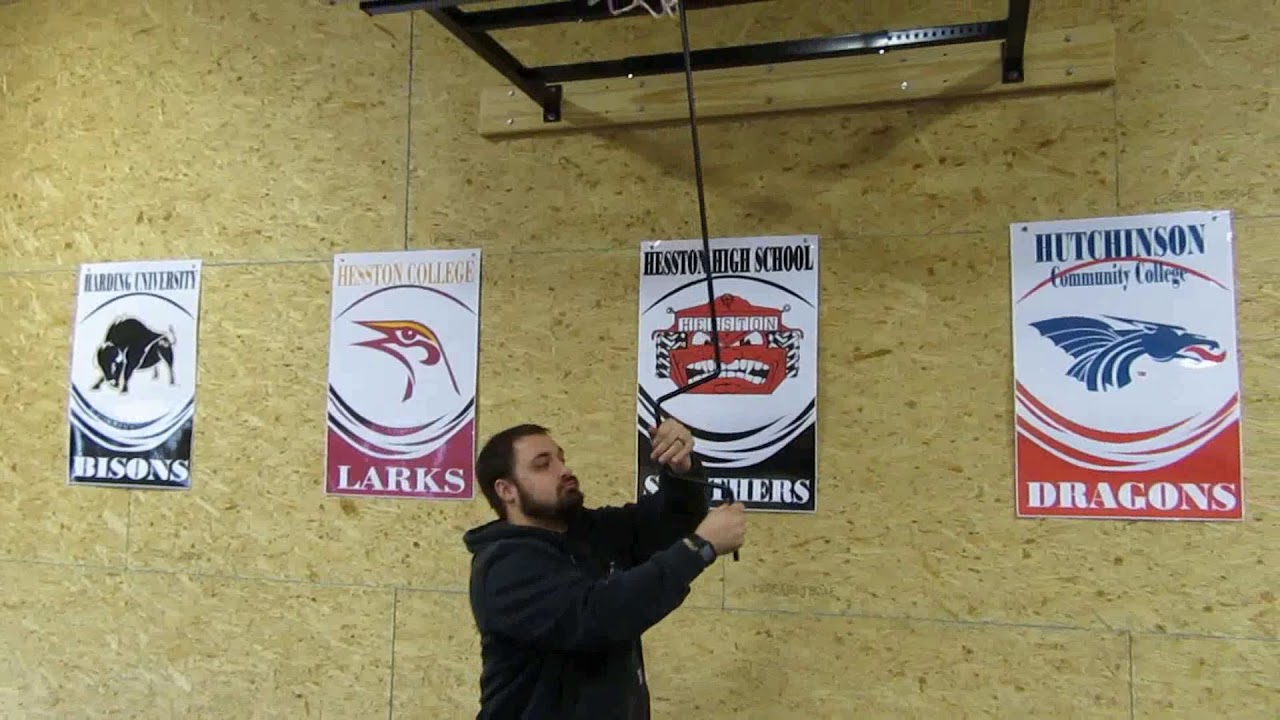 First Team FT310 Basketball Backboard Height Adjuster - YouTube