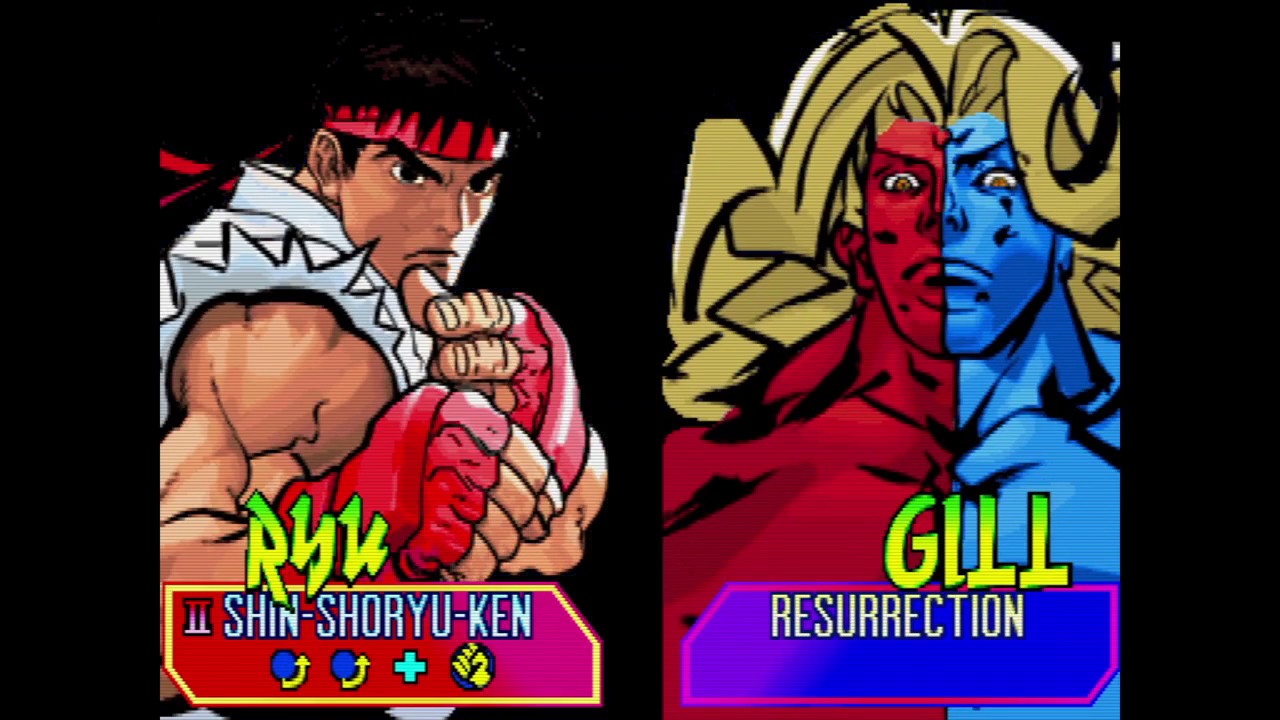SFIII Ryu vs Gill (difficulty 8) & Ryu's complete ending - YouTube